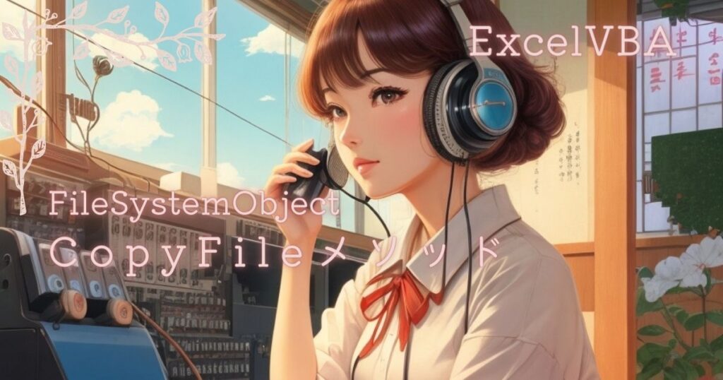 VBA｜CopyFileメソッド(ファイルシステムオブジェクト) - Meowのオフィスノート