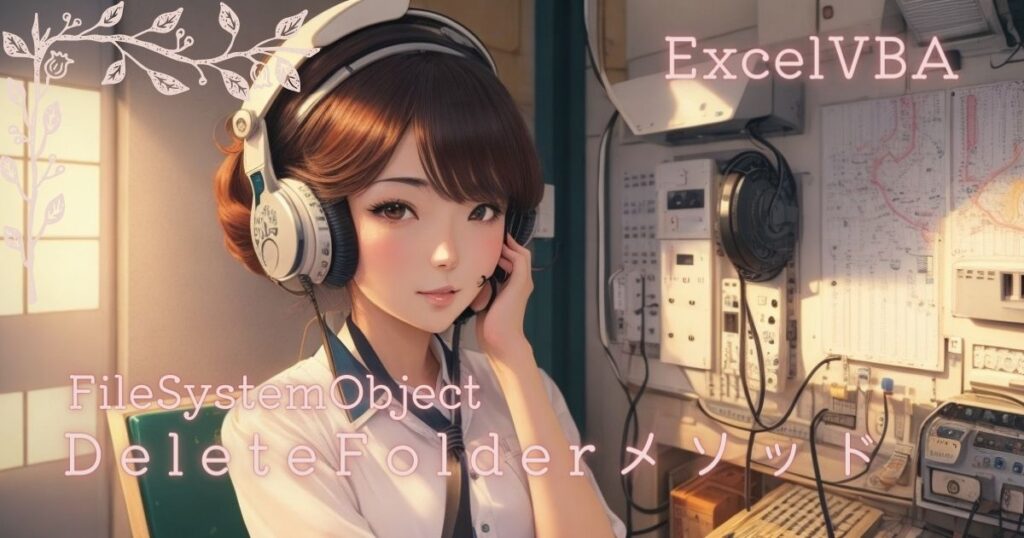 Vba｜deletefolderメソッドファイルシステムオブジェクト Meowのオフィスノート 