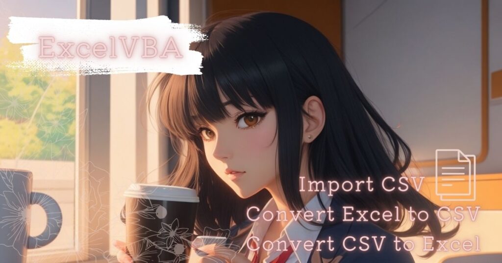 VBA｜CSVをエクセルに読み込む・変換するマクロ - Meowのオフィスノート